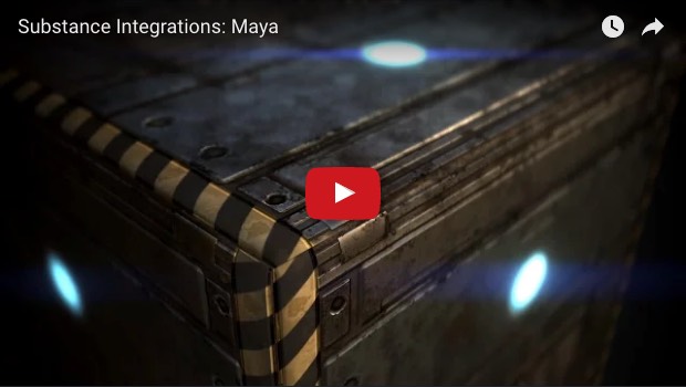 Substance のチュートリアル、"Maya で Substance プラグインの使用"（※英語ムービー） | 3dtotal 日本語オフィシャルサイト