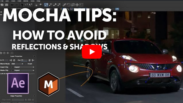 After Effects + Mocha で不要な反射や影を取り除く方法（※英語ムービー） | 3dtotal 日本語オフィシャルサイト