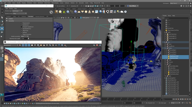 Maya用レンダラー V-Ray Next for Maya の GPUワークフロー紹介映像 | 3dtotal 日本語オフィシャルサイト