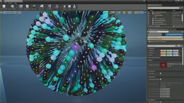 Unreal Engine用 VFXシミュレーションツール Niagara ナイアガラ の紹介映像（※英語ムービー/ Dev Days 2018 より） | 3dtotal 日本語オフィシャルサイト