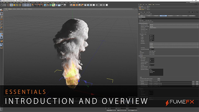 流体シミュレーションツール FumeFX for Cinema 4D の機能紹介ムービー | 3dtotal 日本語オフィシャルサイト