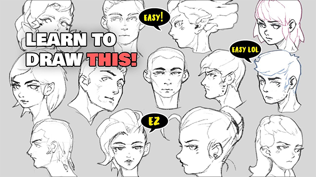 Photoshop 使用、簡単な 顔の描き方（※英語ムービー） | 3dtotal 日本語オフィシャルサイト