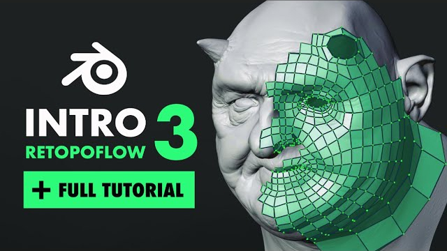 究極のリトポ!? Blender 用ツール RetopoFlow 3 の使い方（※英語ムービー） | 3dtotal 日本語オフィシャルサイト