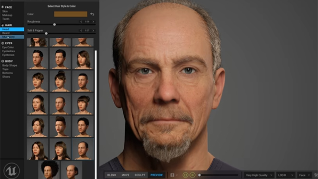 高品質なデジタルヒューマンを簡単に作成!? Unreal Engine の MetaHumans Creator | 3dtotal 日本語オフィシャルサイト
