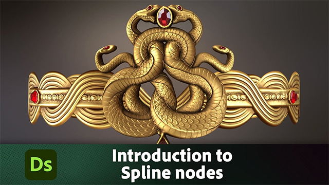 Substance 3D Designer 入門：パス／スプライン＆ポータルノード（※英語ムービー） | 3dtotal 日本語オフィシャルサイト