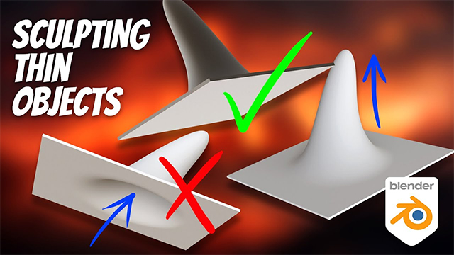 Bledner 4 で 薄いサーフェスをスカルプトする秘訣（※英語ムービー） | 3dtotal 日本語オフィシャルサイト