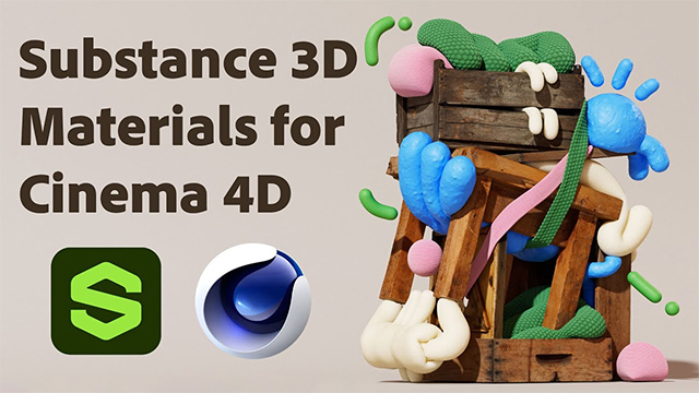Cinema 4D で Substance マテリアルを活用する方法（※英語ムービー） | 3dtotal 日本語オフィシャルサイト