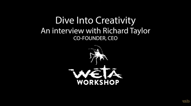 創造性に飛び込む：Weta の創設者 リチャード・テイラー氏 のインタビュー「Dive into Creativity」 | 3dtotal 日本語オフィシャルサイト