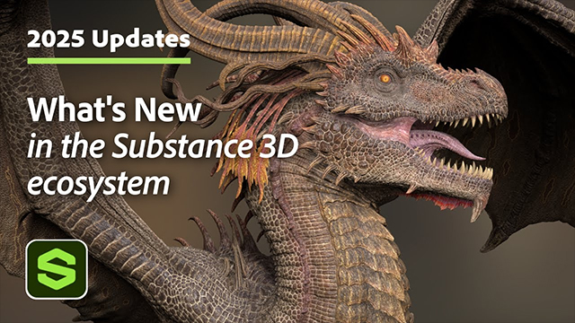新しいパスツール、スタイライズフィルタ、自動更新機能..。Substance 3D Painter 11 の新機能紹介映像 | 3dtotal 日本語オフィシャルサイト