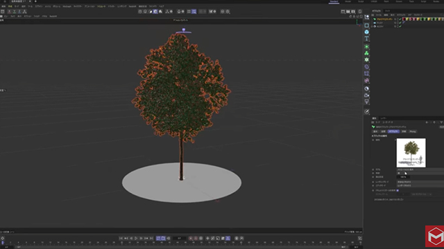 季節やバリエーションを選べる Cinema 4D の植物アセット Laubwerk プラント | 3dtotal 日本語オフィシャルサイト