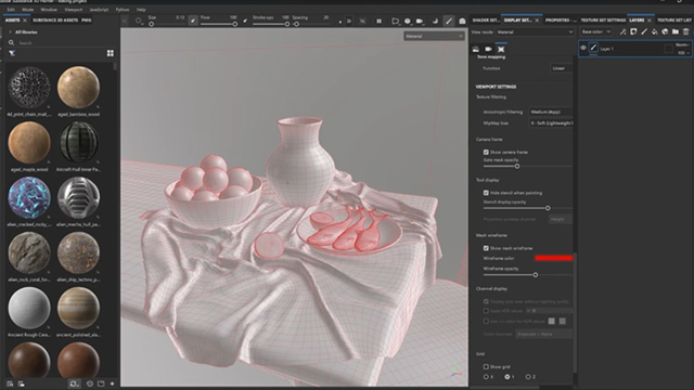 Substance 3D Painter 使用、スタイライズ アセットの作成：自動ケージ、PSDワークフロー、ディテール（※英語ムービー） | 3dtotal 日本語オフィシャルサイト