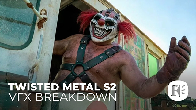 PS の伝説的ゲームを実写ドラマ化。『ツイステッド・メタル』シーズン2 の VFXブレイクダウン映像 | 3dtotal 日本語オフィシャルサイト
