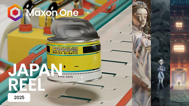 日本のアーティストたちによる特別リール＆ブロードキャストリール：Maxon リール 2025 | 3dtotal 日本語オフィシャルサイト