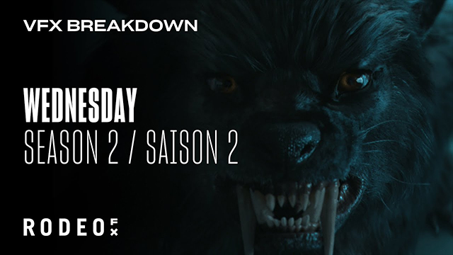 ネヴァーモア学園＆人狼への変身：海外ドラマ『ウェンズデー』シーズン2 の VFXブレイクダウン映像 | 3dtotal 日本語オフィシャルサイト